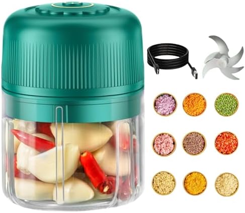 Amazon.com: Electric Garlic Chopper, Mini Portable Veggie Chopper ...