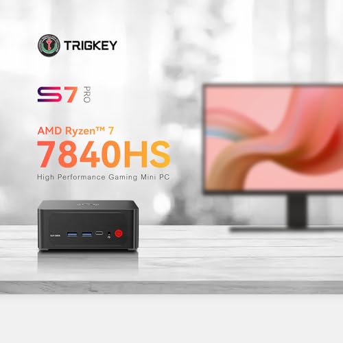 Snapklik.com : S7 Mini PC Ryzen 7 8 Core 16 Thread Micro PC 7840HSUp To 51GHz 32G DDR5 5600MHz ...