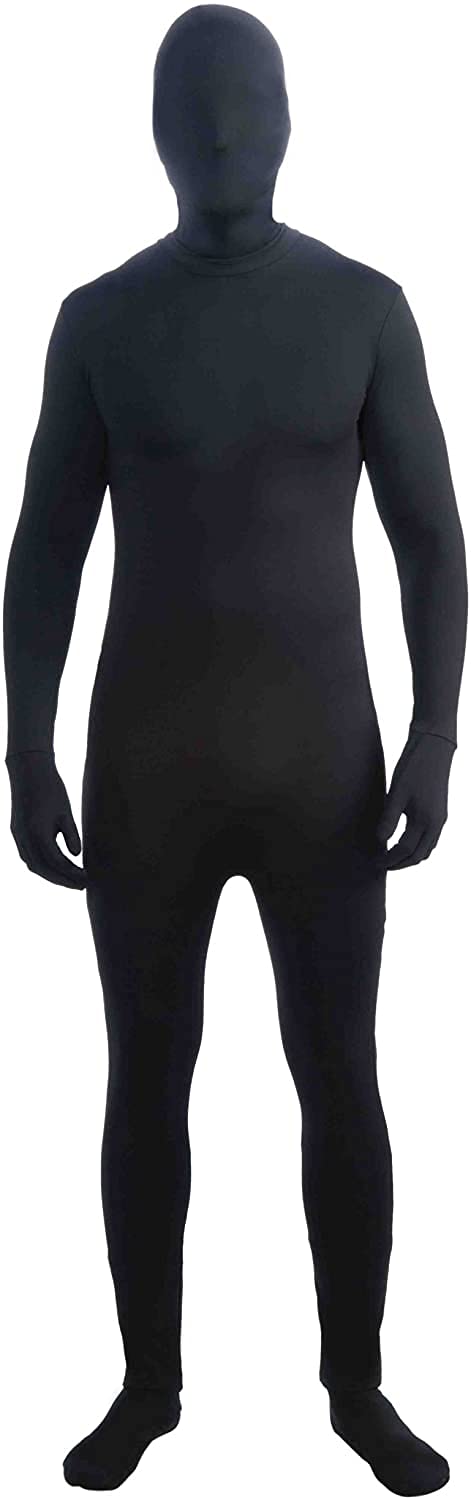 Amazon.com: Forum Im Invisible Unisex Bodysuit, Black, X-Large Costume ...