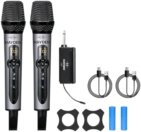 hayden HY-EC01 Echo Microphone Wireless – UHF Wireless Echo Mic for ...