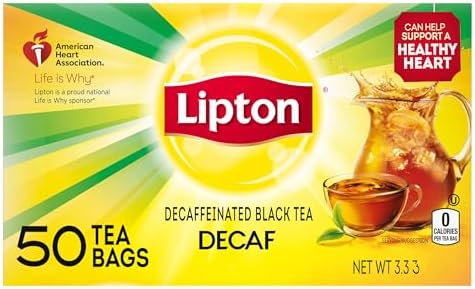Amazon.com : Lipton Organic Tea Bags, Black Tea, Iced or Hot Tea, Can ...