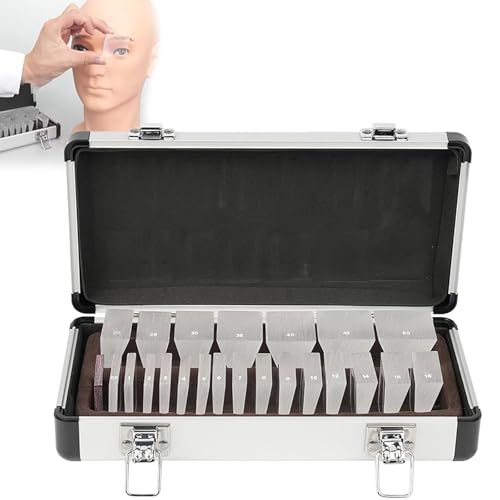 KJZQLMZ Eye Prism Set with Aluminium Case, Optical Prism Bar Set, 22 ...