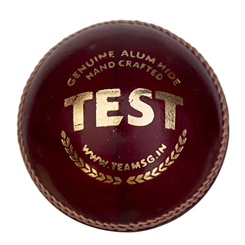 SG Test Red Cricket Leather Ball - Price History