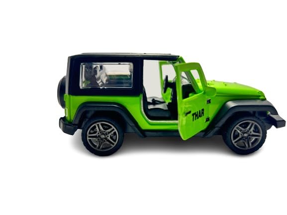 Gyanixx Thar Die-Cast Model Indian Mahindra Thar Die Cast Metal Toy Car ...