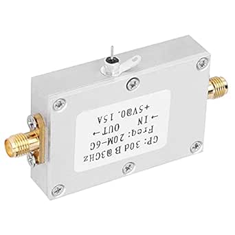 Amazon.co.jp: RF Amplifier Low Noise Wideband Gain 30dB LNA 20M 6G ...