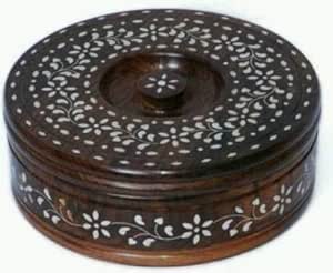 Amazon.com: Nauticacollectical seap Hand Work chapati Box/Puri Box ...