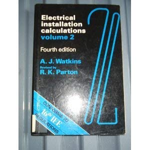 Electrical Installation Calculations: v.2: Amazon.co.uk: Watkins, A. J ...