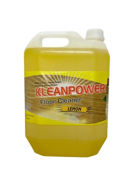 Kleanpower Lemon Floor Cleaner Liquid 5 litre can Offers pleasant lemon ...