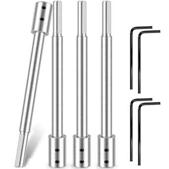 LYDODOKA 4Pcs Forstner Bit Extension Set with Anti-Slip Design,Adding ...