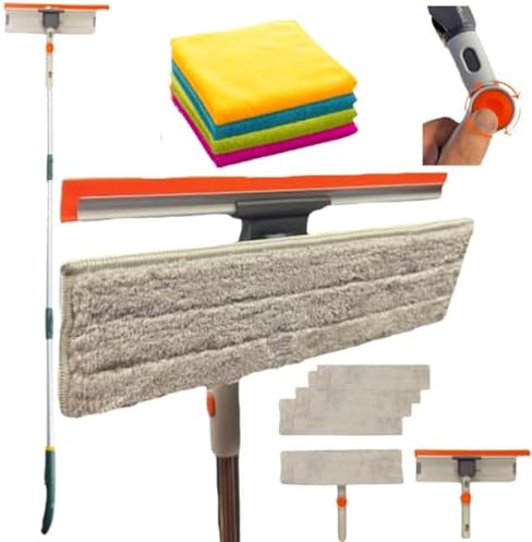 155 cms Extend Window Cleaning Kit+NOW 5 Washable pads 4 (four ...