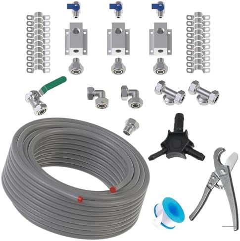 Amazon.com: Hromee Compressed Air Piping System with 3/4 inch x 100 ...