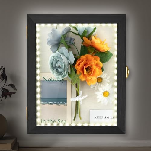 Amazon.com - Shadow Box Frame Memory Boxes Display Cases with LED,10 ...