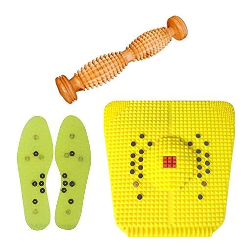 DCS Acupressure Bio-Magnetic Foot Mat + Foot Roll (Big) for Stress ...