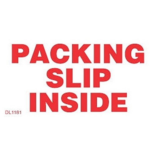 2" x 4" Packing Slip Inside Labels (500 per Roll) : Amazon.in ...