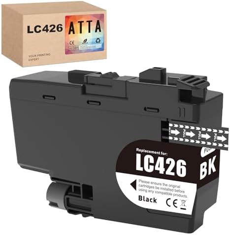 ATTA LC-426 Black Ink Cartridges Compatible with Brother LC-426XLBK LC ...