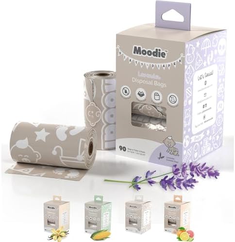 Amazon.com: Disposable Diaper Bags, by Kinderific, Nappy Bags, Fresh ...