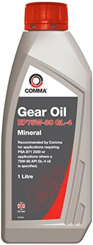 Comma EP80901L EP80W-90 1L GL5 Gear Oil : Amazon.co.uk: Automotive