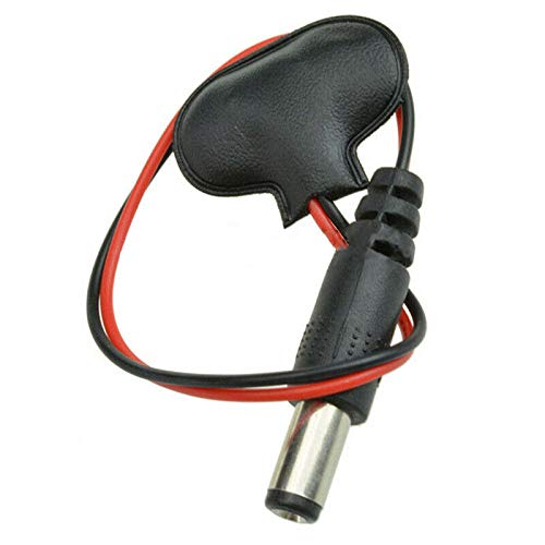 WHIZZO 1X(5PCS T Type 9V DC Battery Power Cable Barrel Jack Connector ...