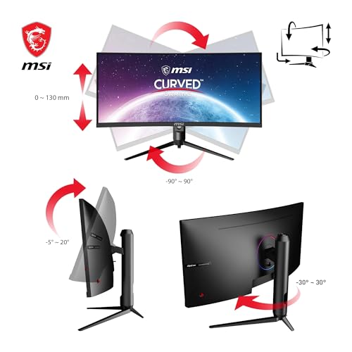 MSI MAG301CR2, 30" Gaming Monitor, 2560 x 1080 (UWFHD), VA, 200Hz ...