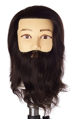Amazon.com : Pretty In a Minute 100% Real Human Hair Mannequin, Manikin ...