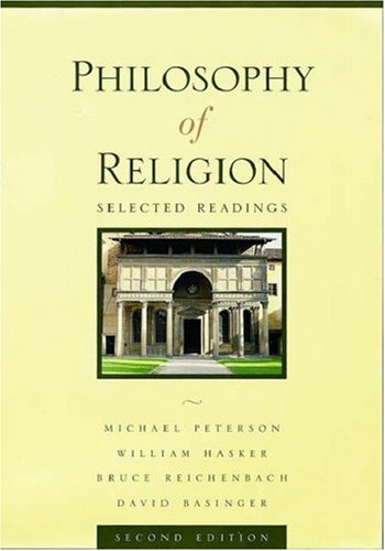 Amazon.com: Philosophy of Religion: Selected Readings: 9780195135466 ...