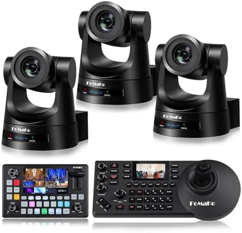 Amazon.com: FoMaKo PTZ Camera HDMI, AI Auto Tracking, 20x Optical Zoom ...