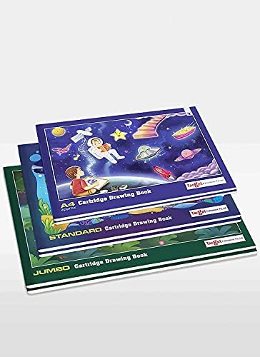 TARGET PUBLICATIONS A4, Standard and Jumbo Size Drawing Books | Sketch ...
