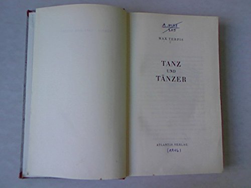 Amazon.com: Tanz Und T?nzer: unknown author: Books