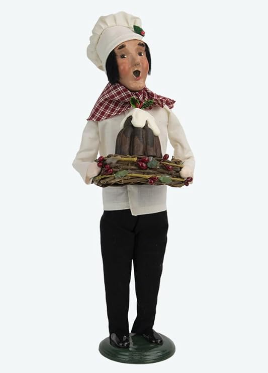 Amazon.com: Byers' Choice Chef w Plum Pudding Caroler 4052 from The ...