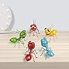Amazon.com : DEARBIRDER Metal Craft Ant Yard Decor Set of 5 Colorful ...