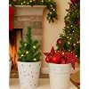 Amazon.com : Christmas White Galvanized Metal Buckets - 4Pcs Rustic ...