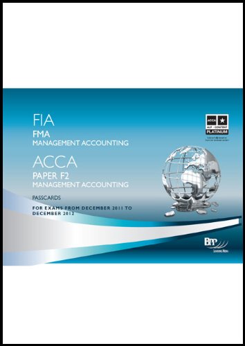 Fia - Foundations in Management Accounting Fma: Passcards: BPP Learning ...