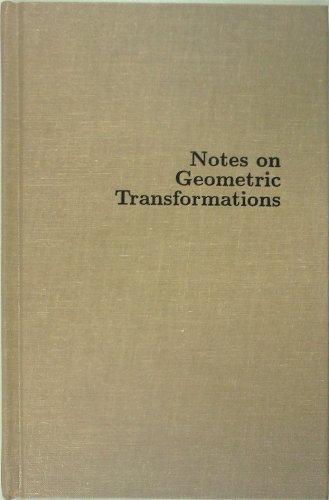 Amazon | Notes on Geometric Transformations | Amir-Moez, A. R ...
