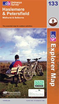 Haslemere & Petersfield OS Explorer Map 133: Amazon.co.uk: Ordnance ...