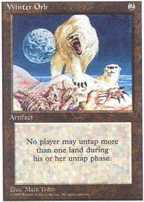 Amazon.com: Magic The Gathering - Winter Orb - Fourth Edition : Toys ...