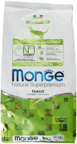 Monge Natural Superpremium ADULT RABBIT, cibo umido per gatti adulti ...