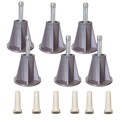 Snapklik.com : Homes Place Steel Stem Bed Frame Feet To Replace Wheels ...