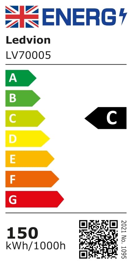 Qvis High Bay LED Light Glow UFO 100w, Lifud Dimmable Driver, Samsung ...