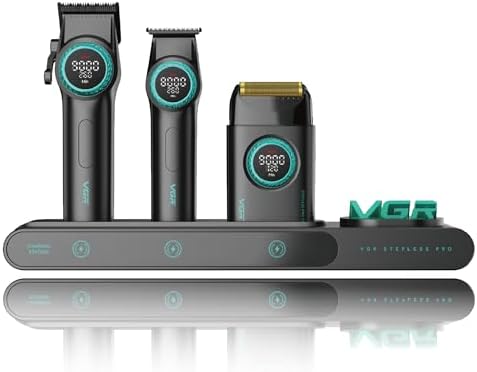 Amazon.com: VGR 3 in 1 Professional Barber Clippers Set of Hair Clipper ...