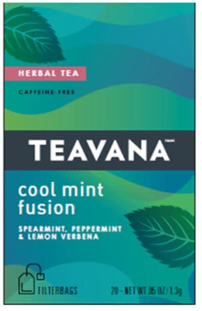 Amazon.com : Teavana Cool Mint, 20Count : Grocery & Gourmet Food