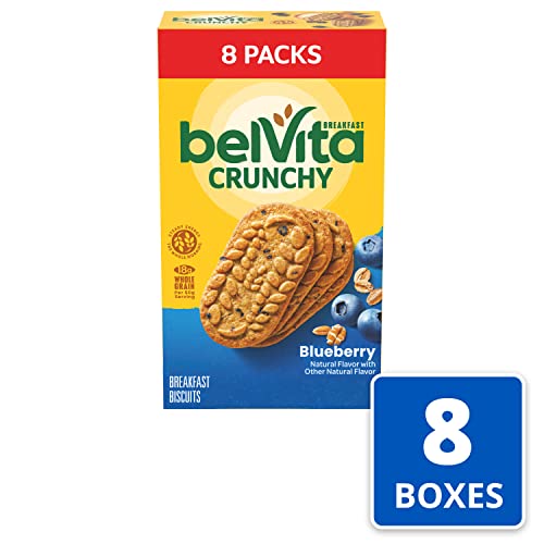 Snapklik.com : belVita Blueberry Breakfast Biscuits, 64 Total Packs, 8 ...