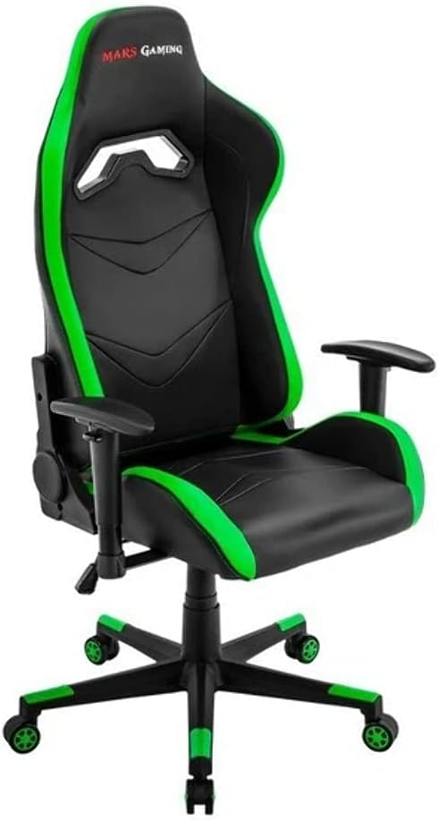 Mars Gaming MGC3BG, Ergonomic Gaming Chair, Lumbar and Neck Cushion ...