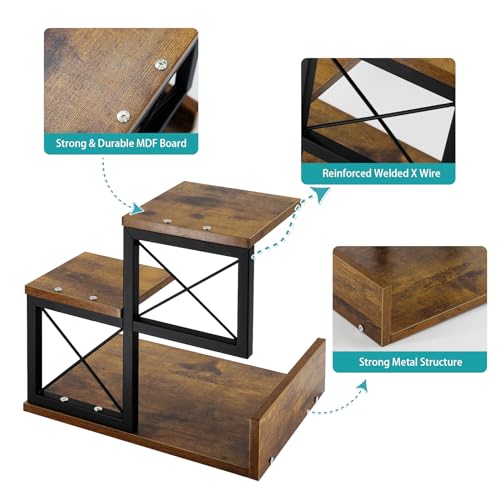 Snapklik.com : Jolitac Wood Desktop Shelf, Desktop Organizer Office ...