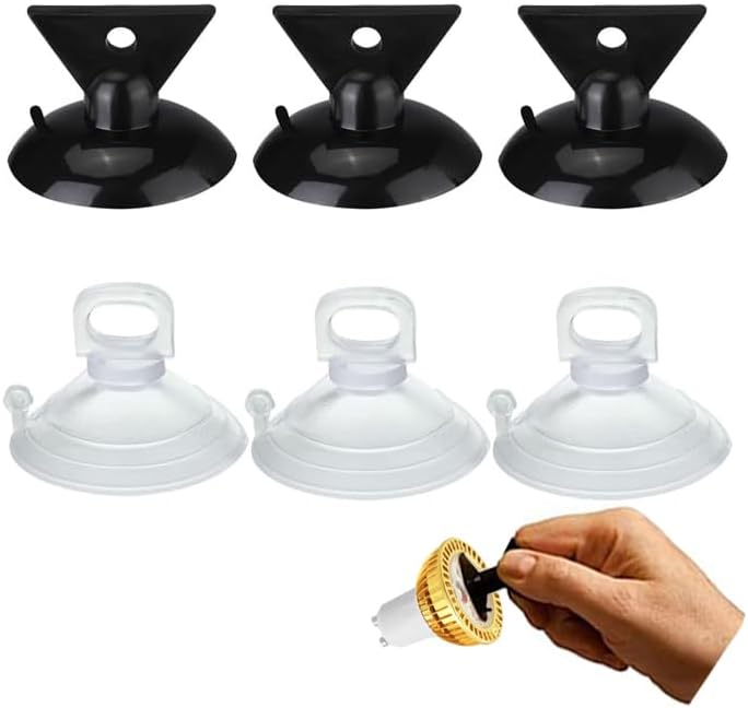 Mudder 3 Pieces Light Bulb Suction Cup Removal Tool GU10 MR16 Lamp ...