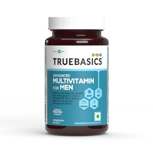 TrueBasics Advanced Multivitamin For Men (30 Tablets) | With ...
