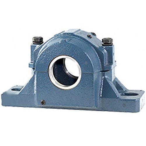 SKF SAF 22216 Spherical Roller Pillow Block, 2 Bolts, Locknut ...