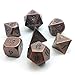 Amazon.com: Bescon Antique Copper Solid Metal Polyhedral D&D Dice Set ...