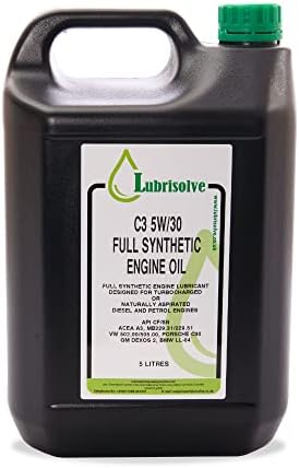 Lubrisolve 5W/30 Full Synthetic (C3) Engine Oil 5 litres : Amazon.co.uk ...
