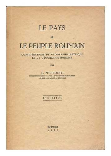 Le pays et le peuple roumain : considerations de geographie physique et ...