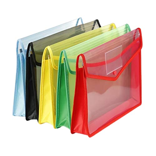 BESTDI Ring Binder Plastic Box File -A4 Size | File for Certificates ...
